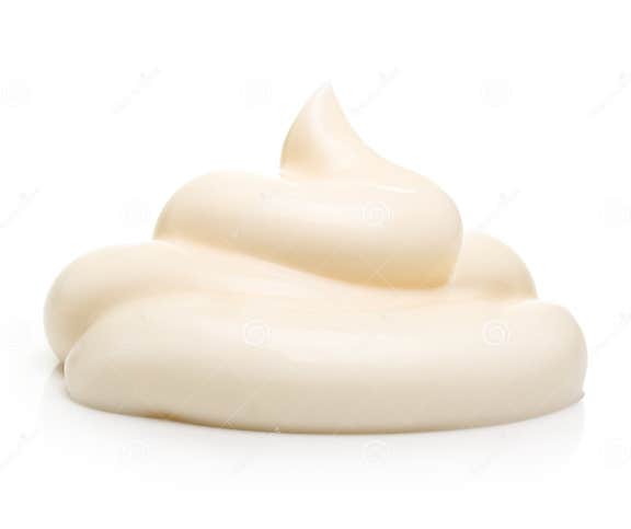 Cream isolated stock photo. Image of cream, splatter - 50038078