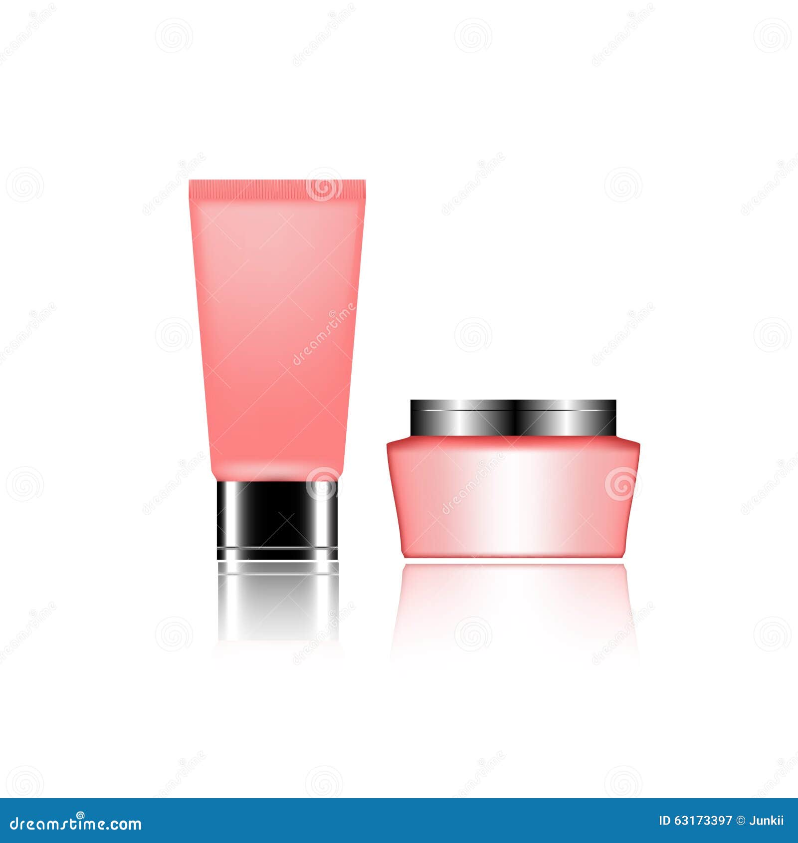 Cream and Lotion Bottle Design Stock Illustration - Illustration of ...