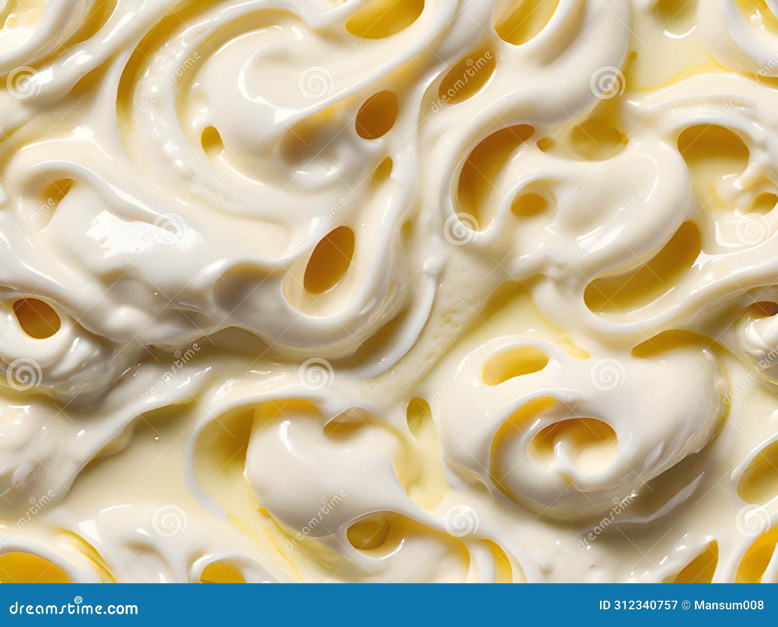 Cream of Milk. Texture of Milk Cream Stock Illustration - Illustration ...