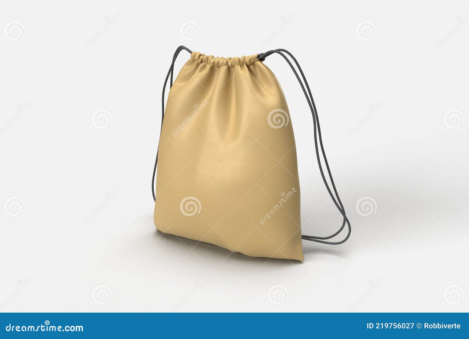 Cream mockup sacks stock illustration. Illustration of color - 219756027