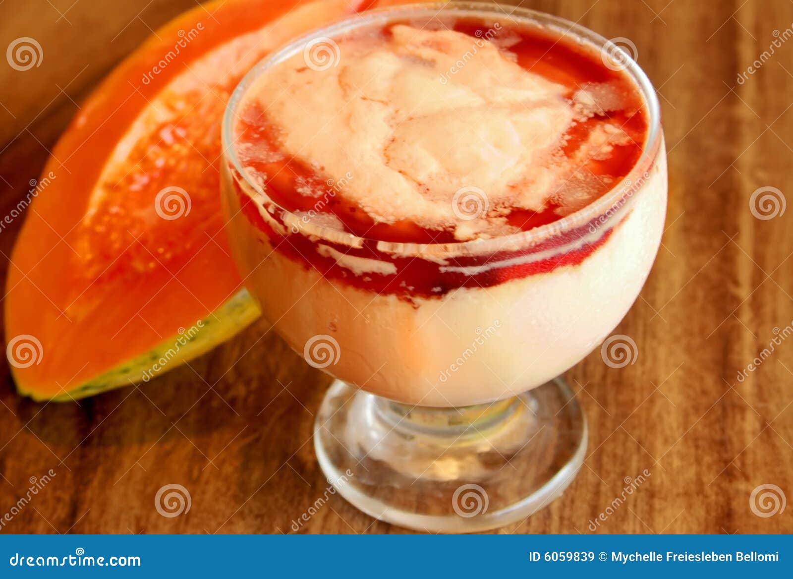 Cream of papaya stock image. Image of creamy, starvation - 6059839