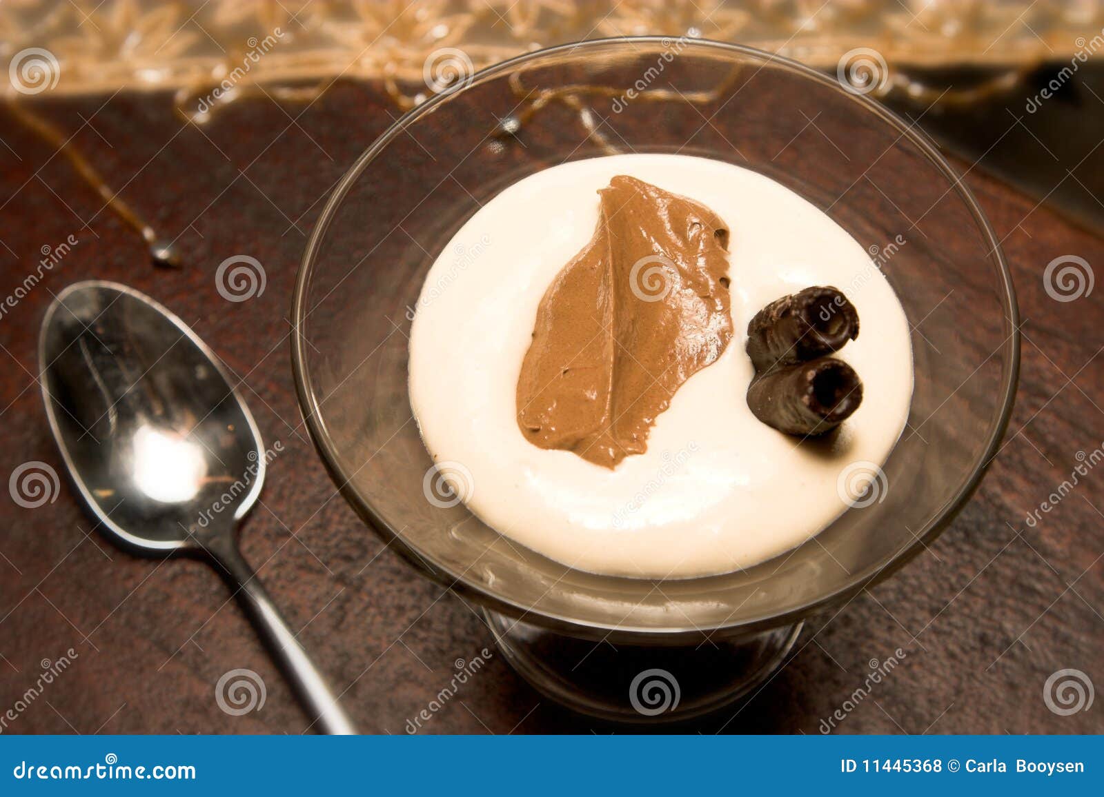 Cream Pudding stock photo. Image of bowl, pudding, sweet - 11445368