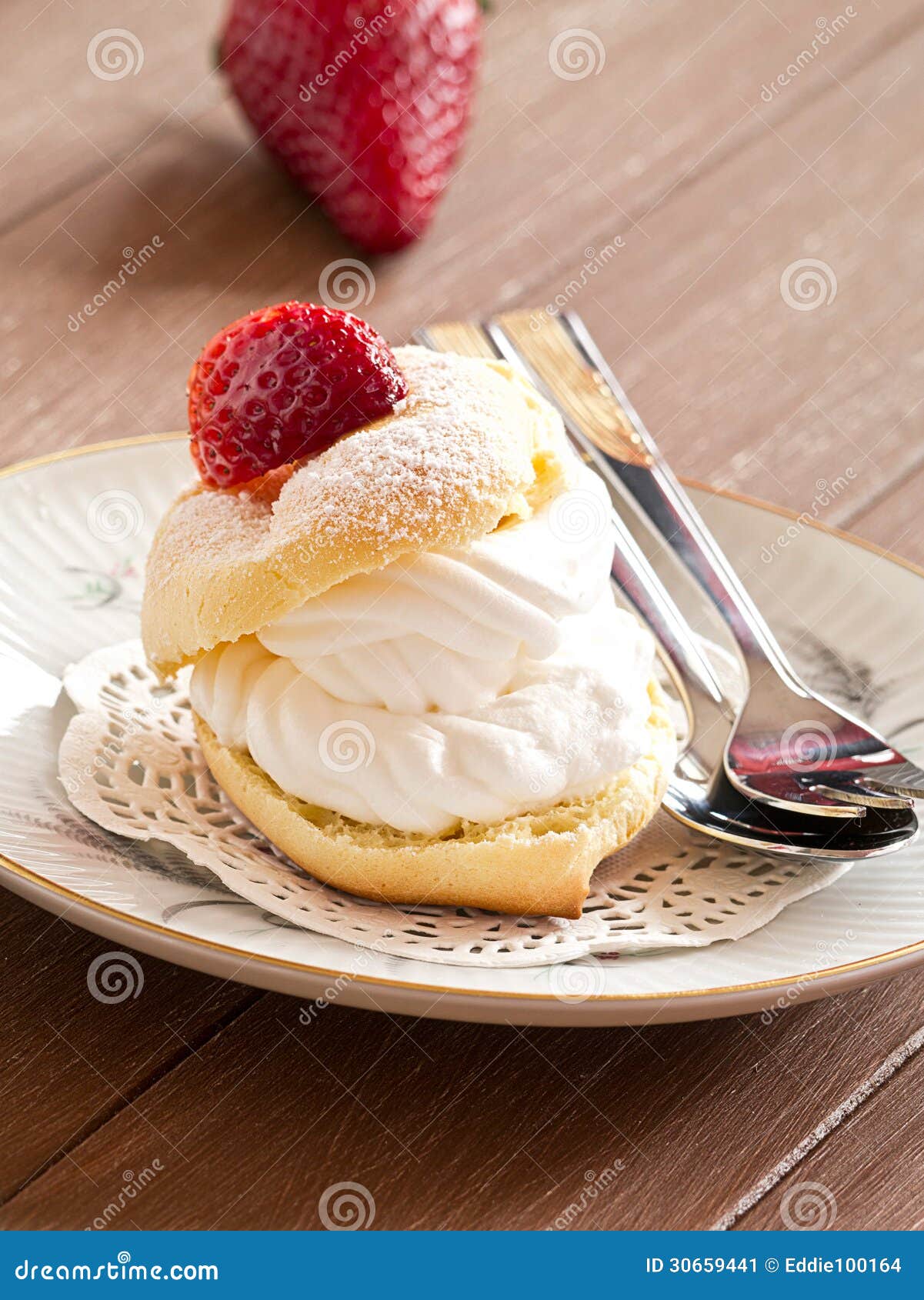 Cream puff stock image. Image of pastries, sugar, bread - 30659441