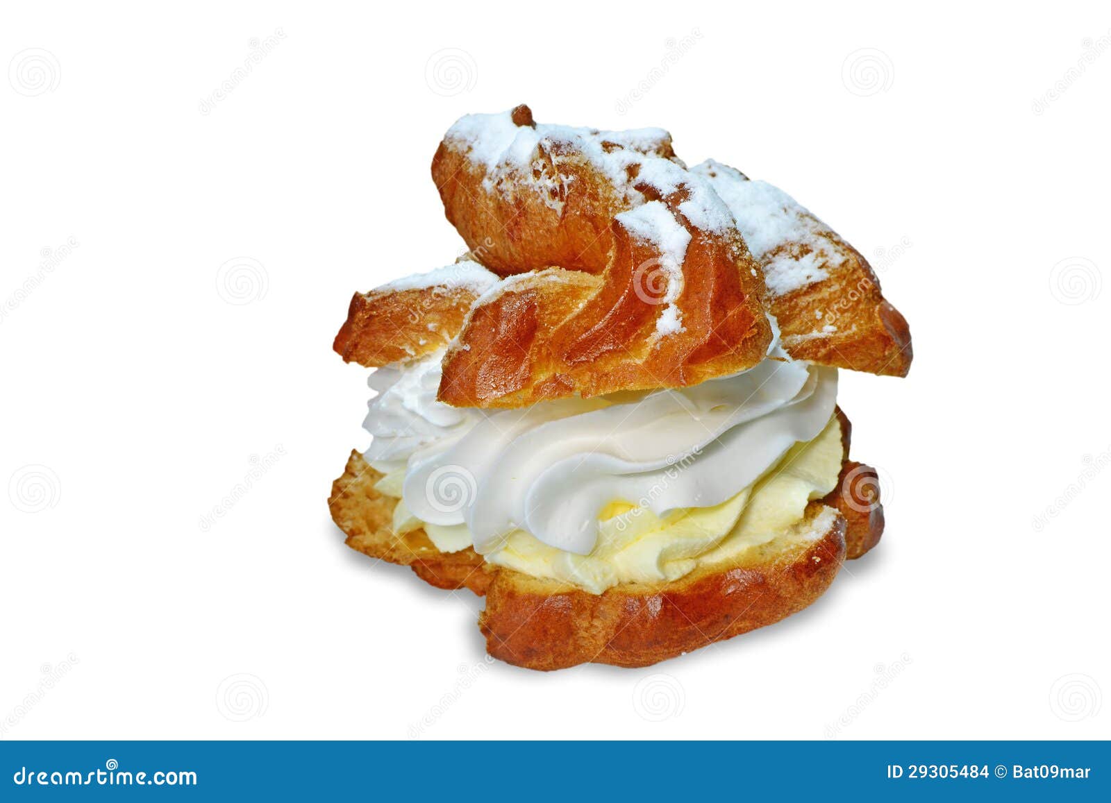 Cream puff - profiterole stock photo. Image of cuisine - 29305484