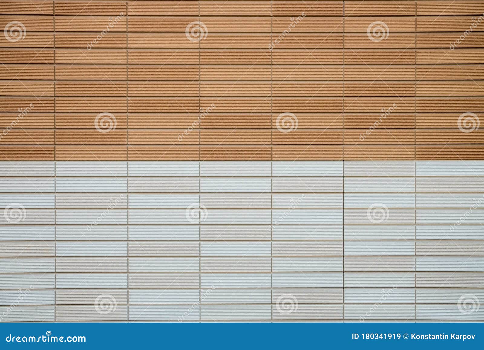 Cream and Red Brick Wall Texture Background. Tiled Stock Image - Image ...