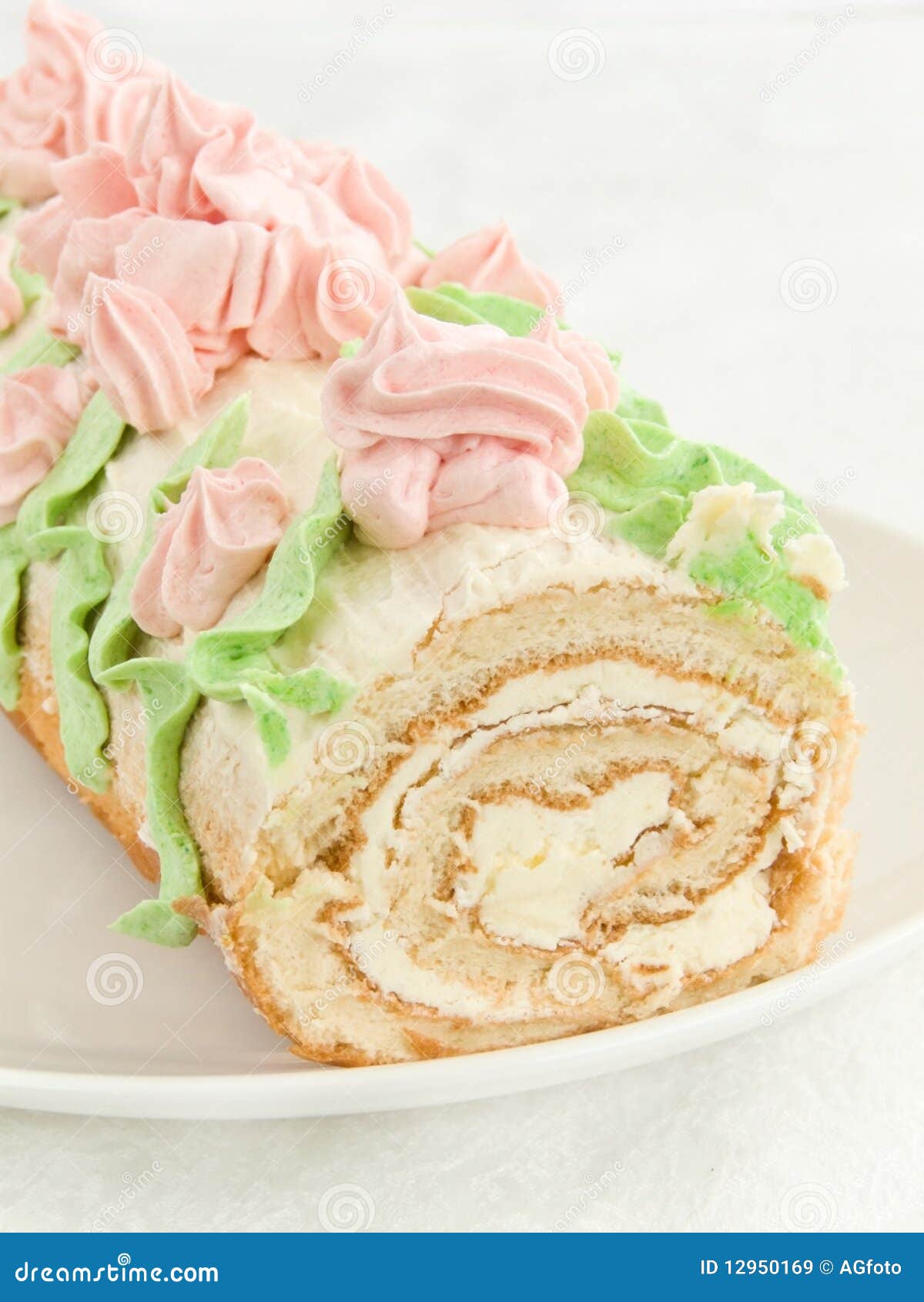 Cream roll stock image. Image of roll, dishware, small - 12950169