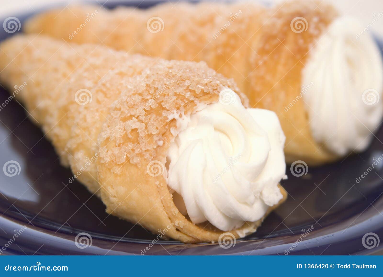 Cream rolls stock photo. Image of sugar, delicious, cream - 1366420