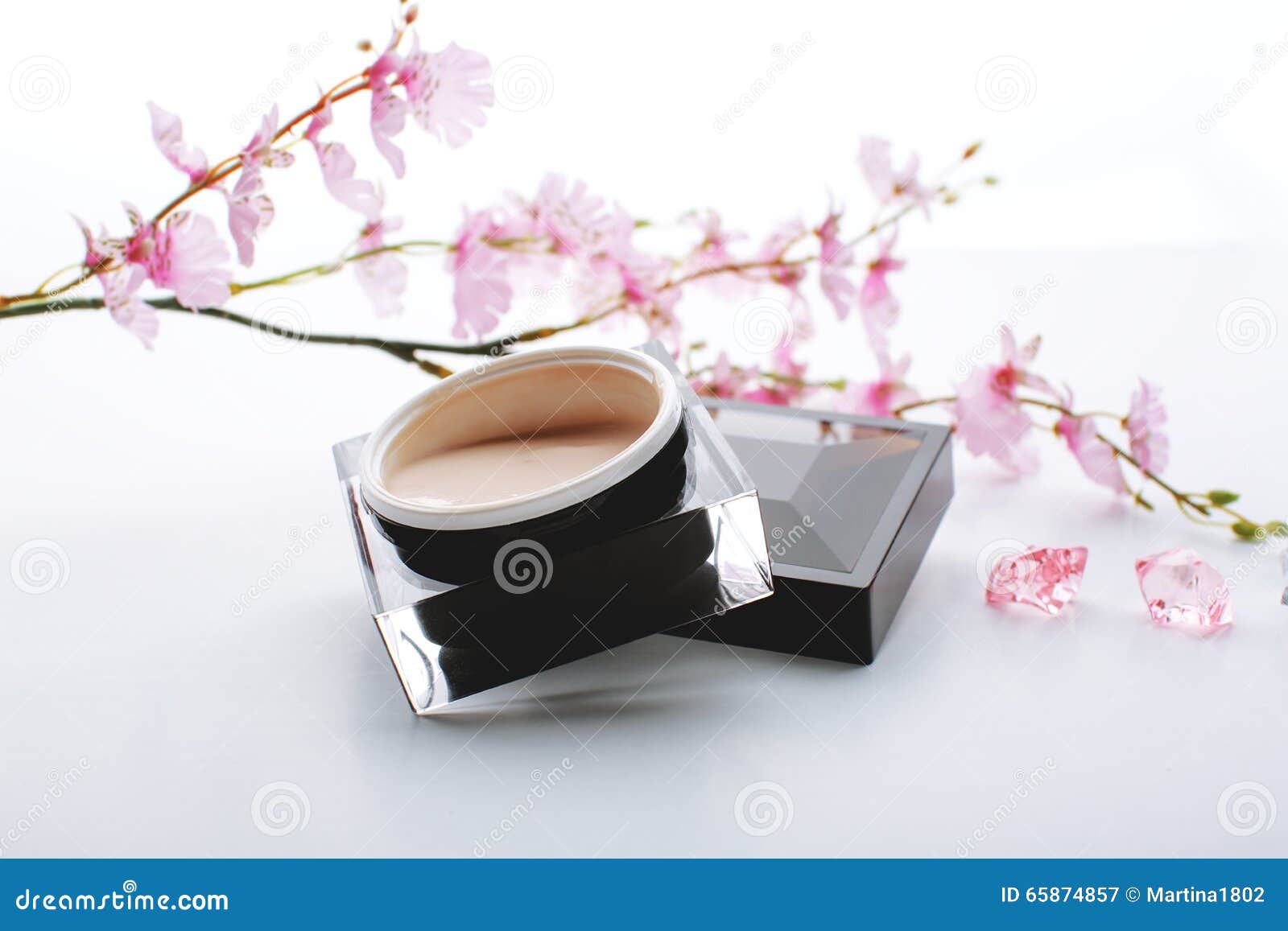 Cream and Soft Pink Flowers Stock Image - Image of flowers, color: 65874857