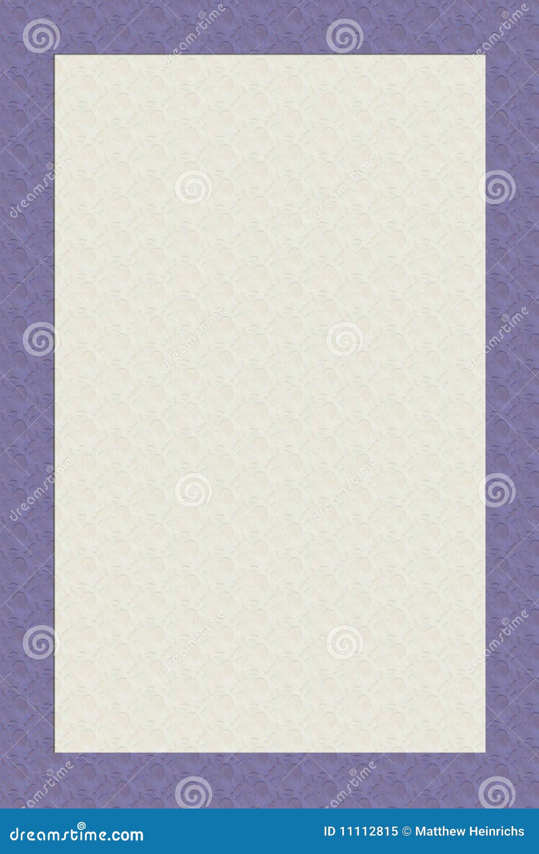 Cream Stationary Design with Purple Edge Stock Illustration ...