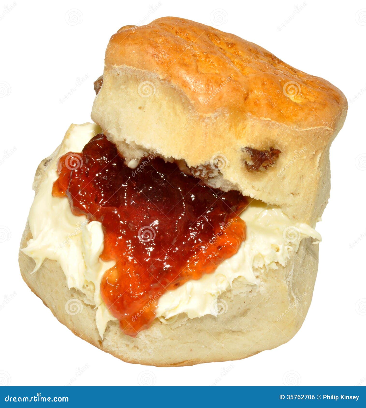 551 Strawberry Cream Scone White Background Stock Photos - Free ...