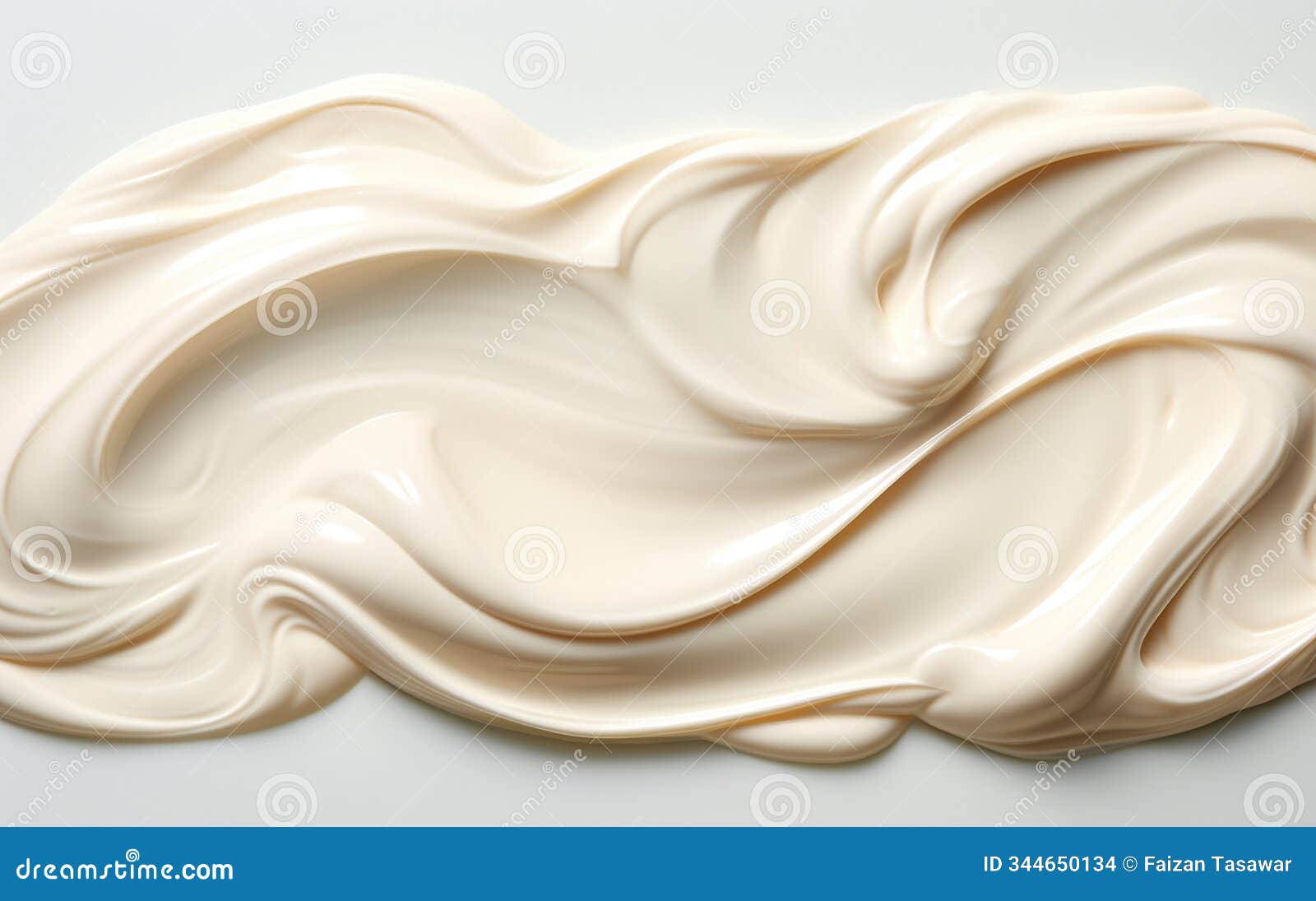 Cream Swatch Isolated on Transparent Surface Stock Illustration ...