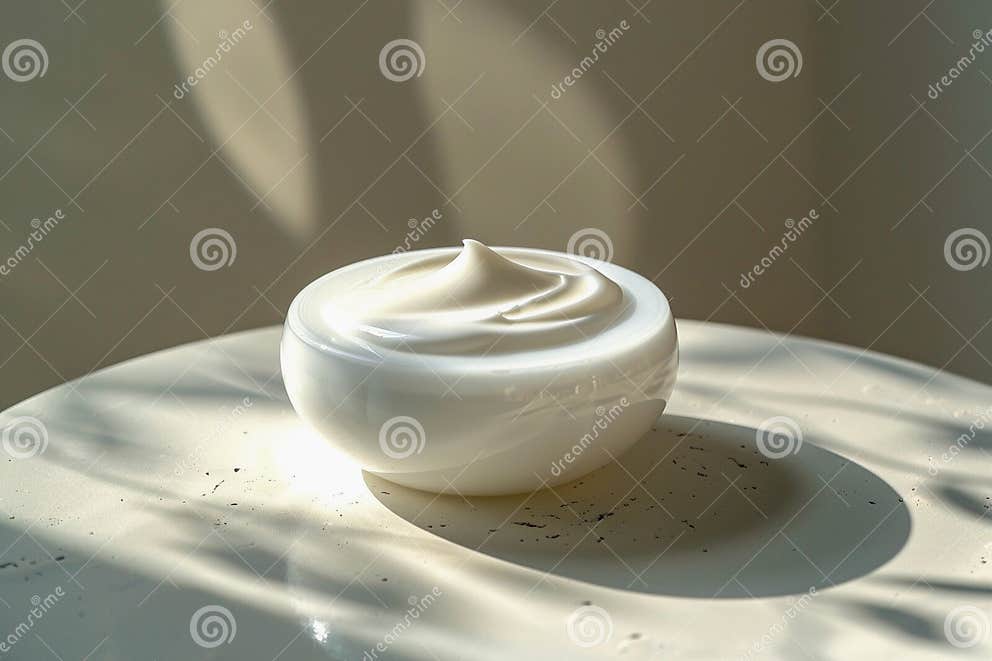 Cream Presentation for the Cream Poster Design Stock Illustration ...