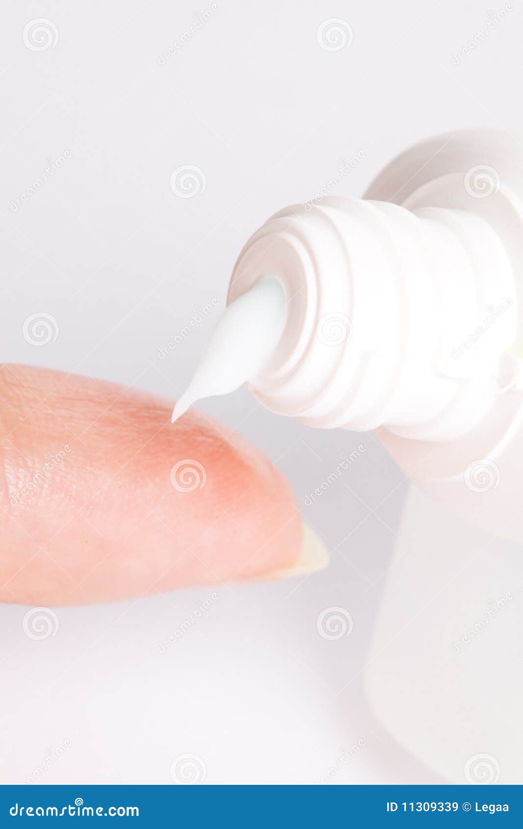 Cream a tube stock image. Image of fingernail, nail, therapy - 11309339