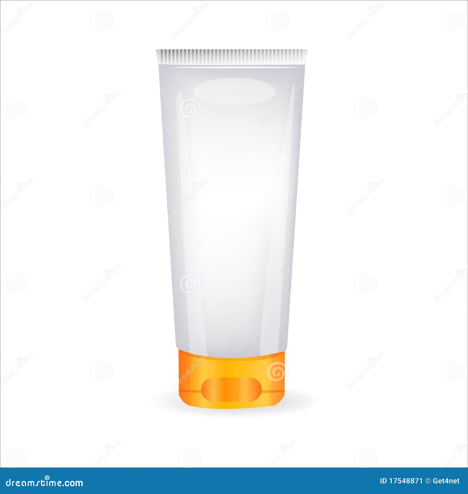 Cream Tube And Packaging. Ointment Or Toothpaste Box Mockup. 3d White ...
