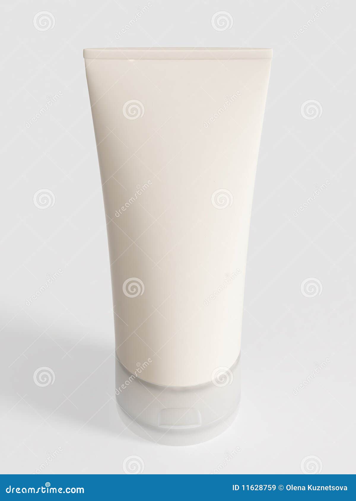 Cream Tube And Packaging. Ointment Or Toothpaste Box Mockup. 3d White ...