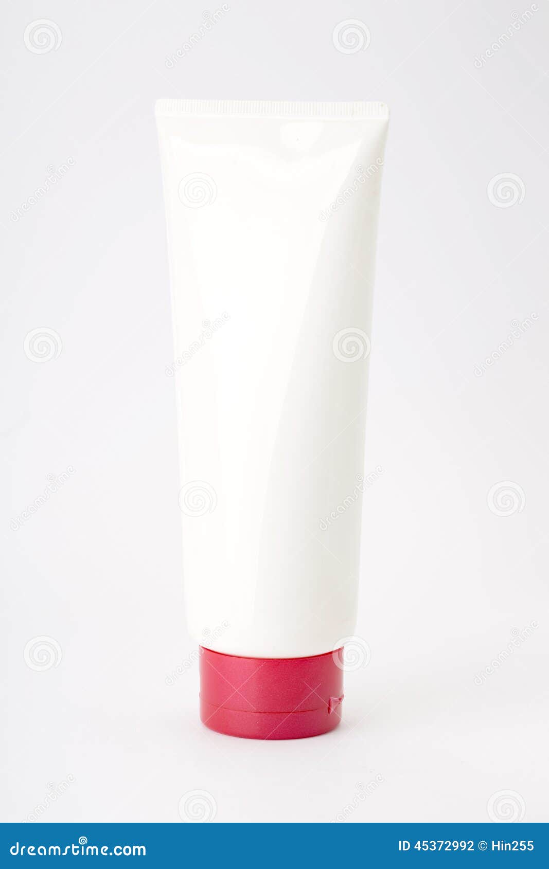 Cream Tube White Plastic Product Stock Photo - Image of salon, blank ...