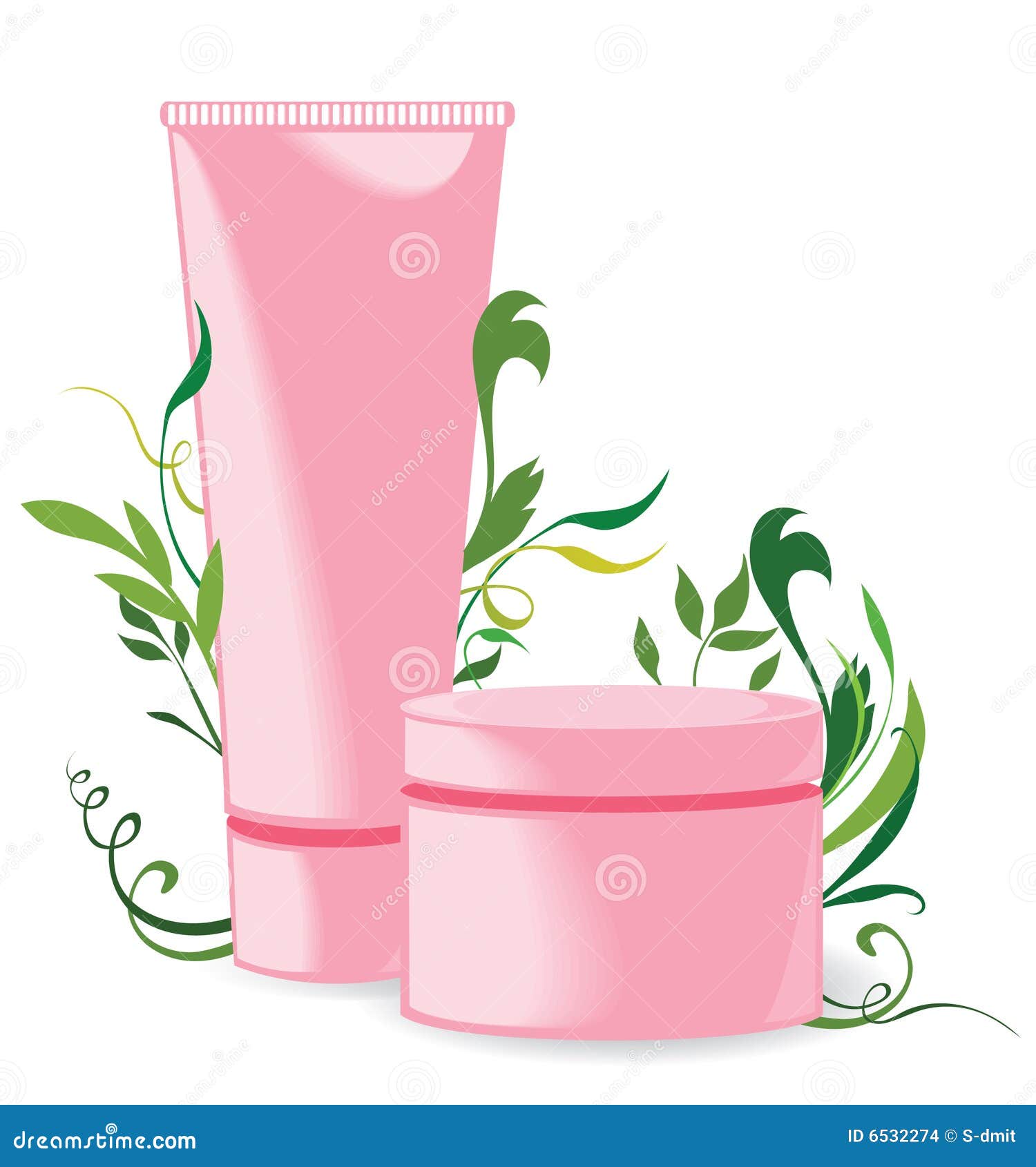 Cream tubes stock vector. Illustration of nourishing, hygiene - 6532274