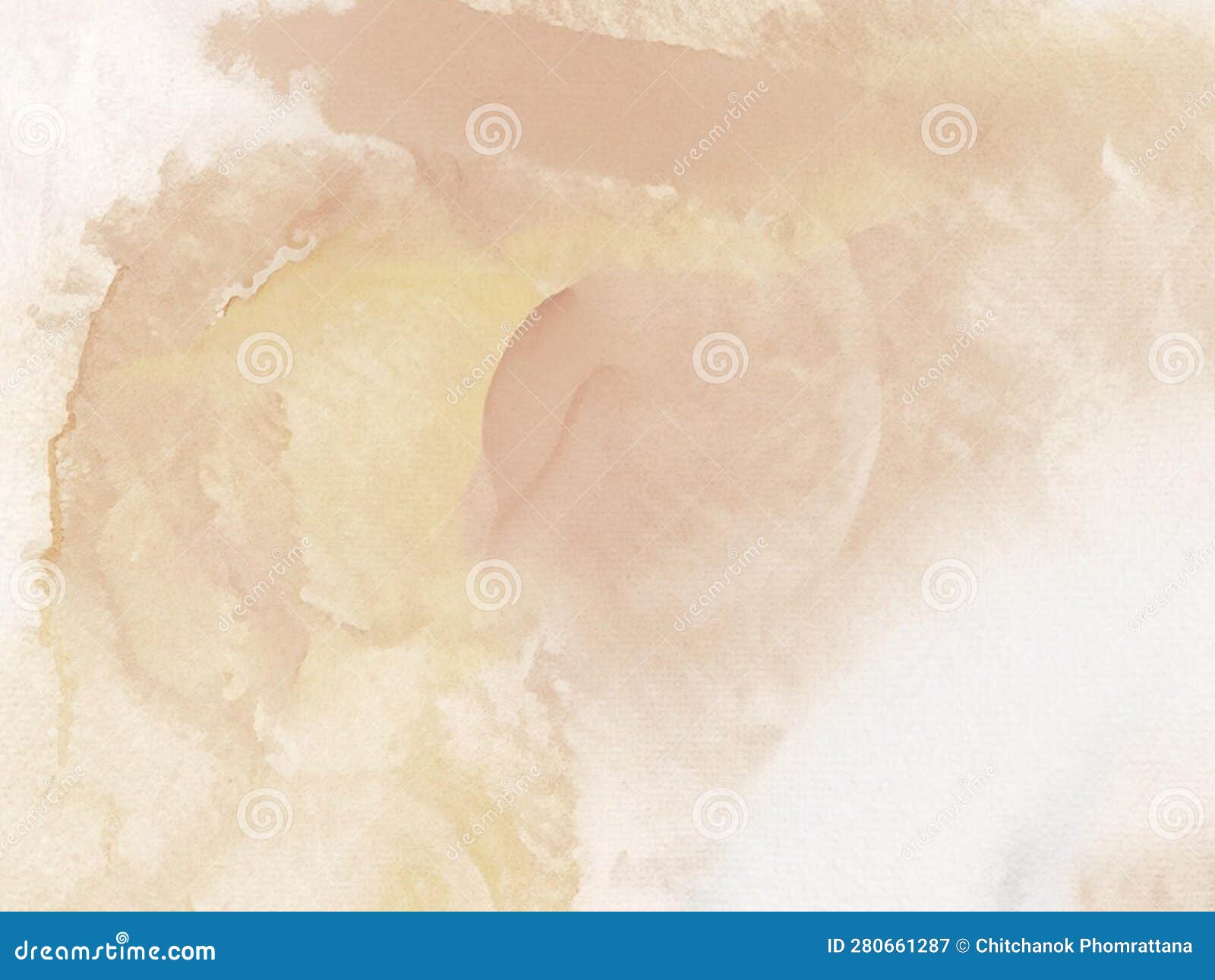 Cream Watercolor Backgrounds Stock Illustration - Illustration of cream ...