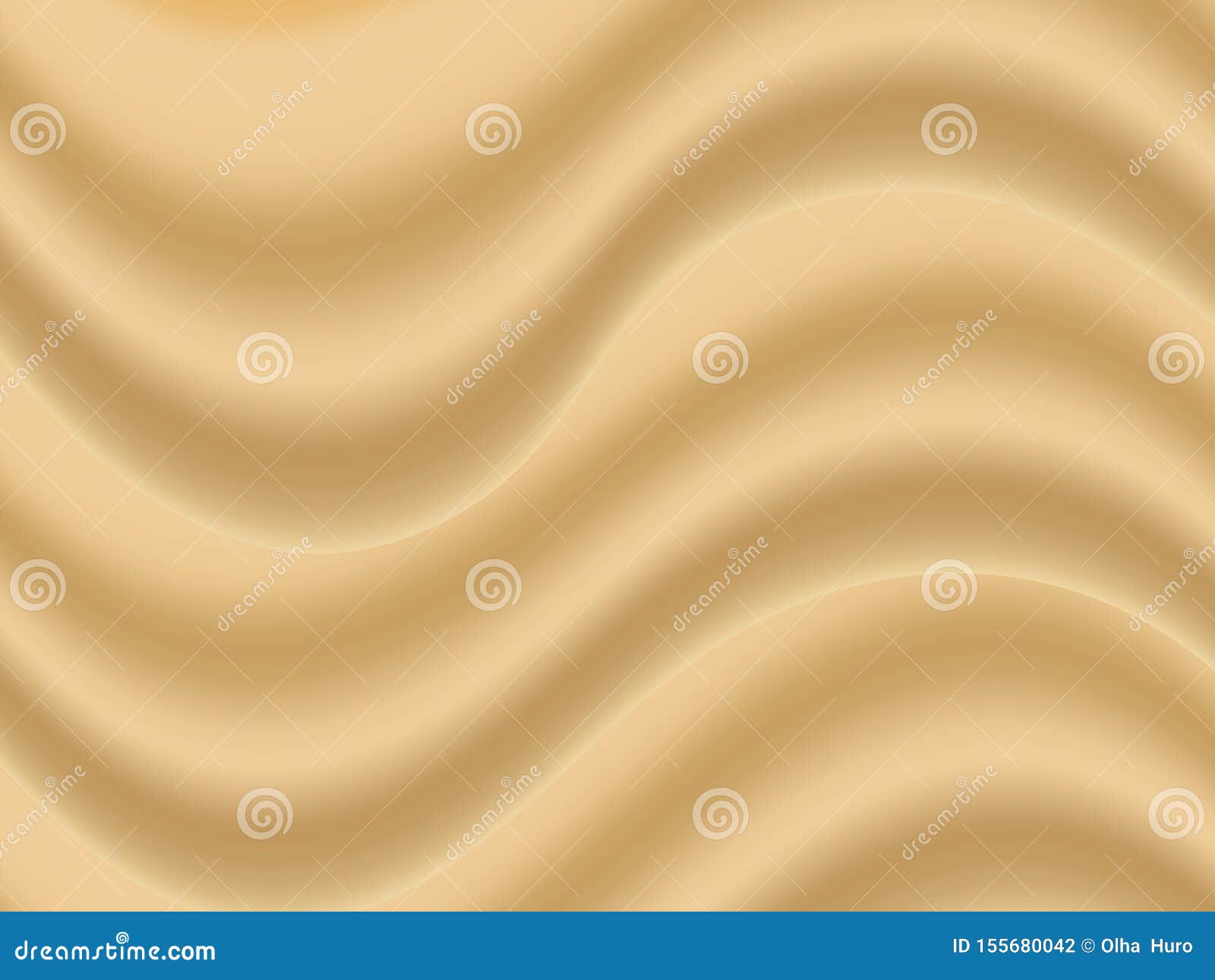 Cream Wave Abstract Vector Background For Your Creativity. Stock Vector ...