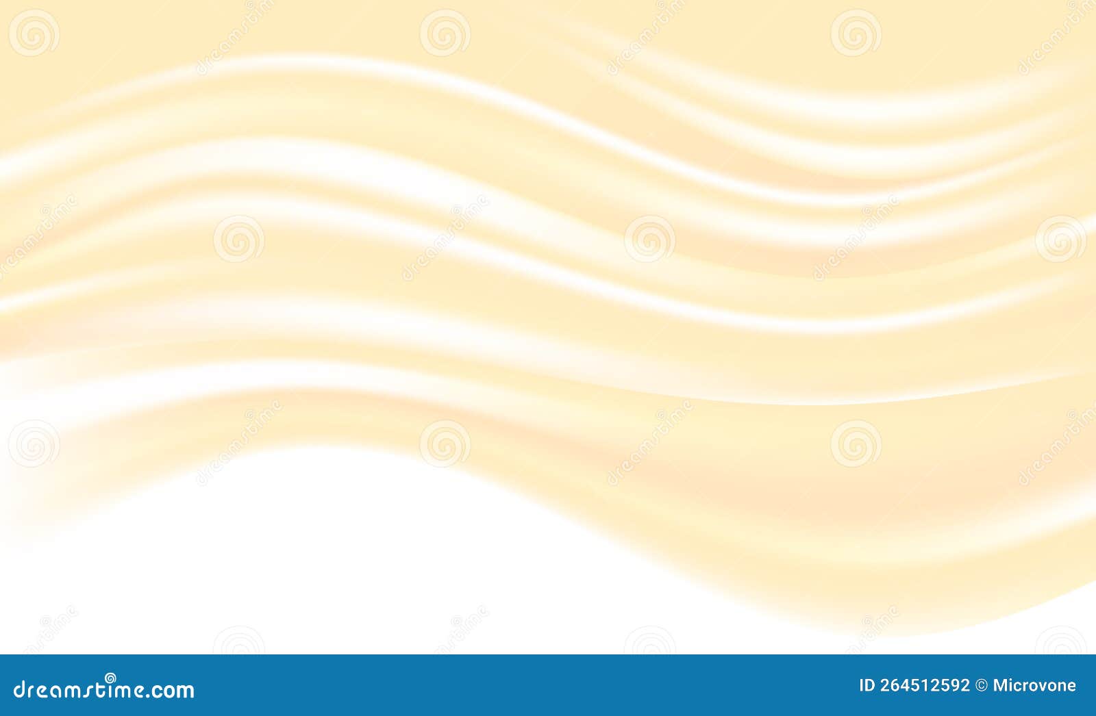 Cream Waves Realistic Texture. Pouring Milk Flow Stock Vector ...