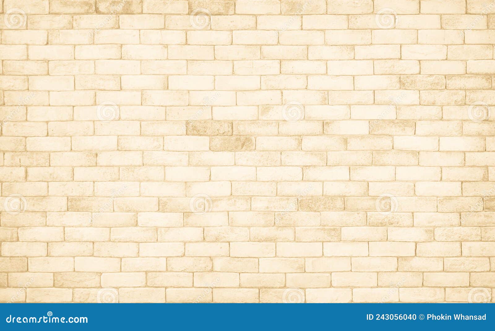 Cream White Brick Wall Texture Background. Brickwork and Stonework ...
