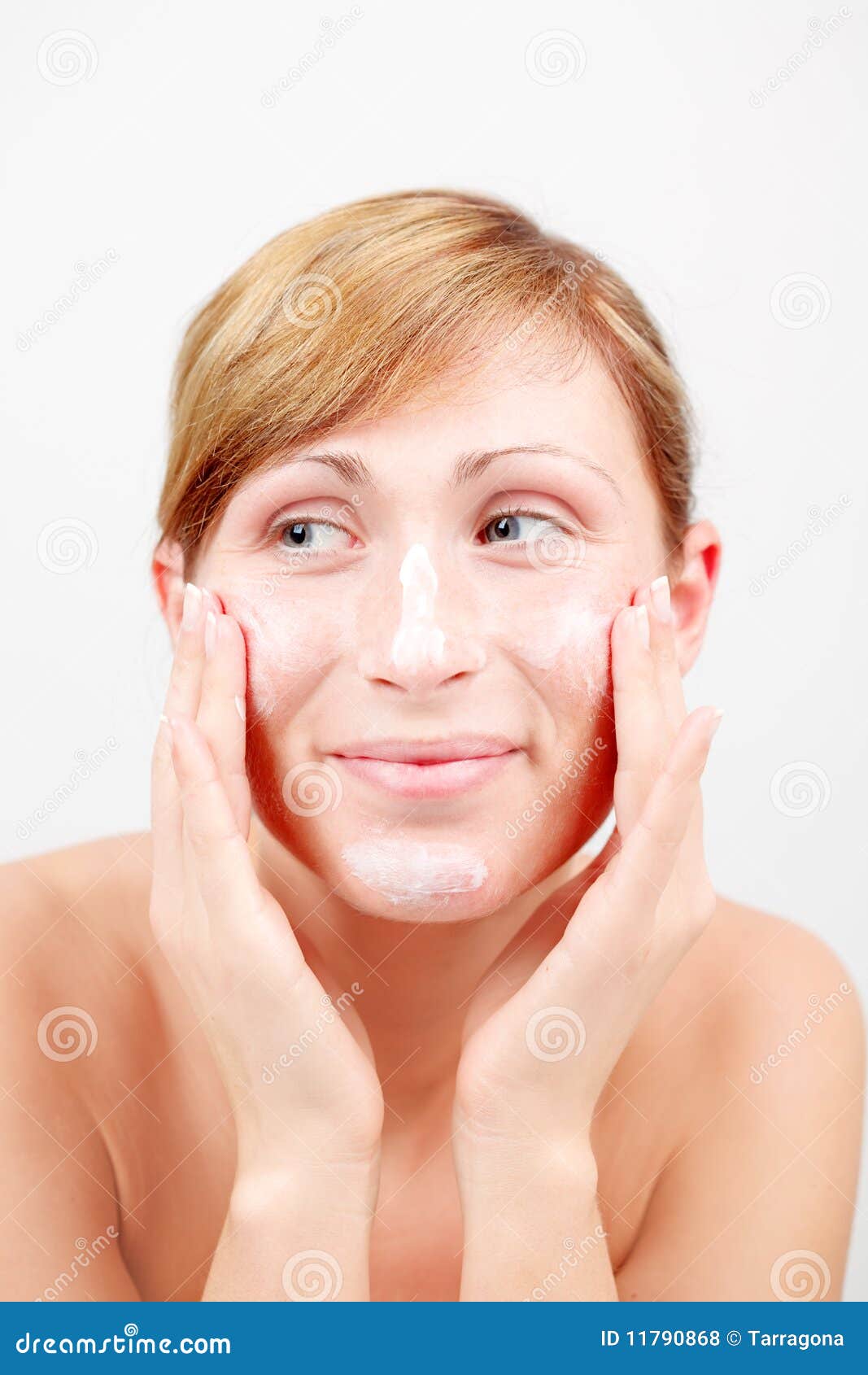 Cream woman stock photo. Image of health, caucasian, beauty - 11790868