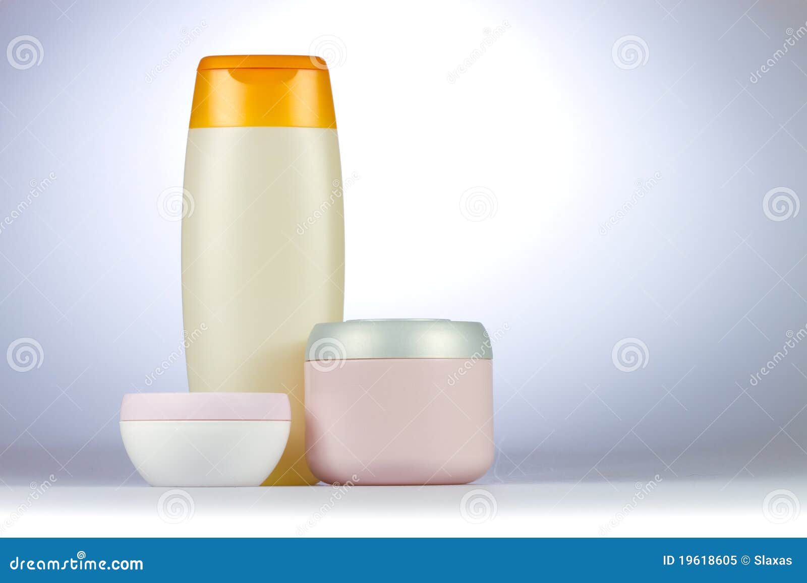 Creams and shampoo stock image. Image of shampoo, skin - 19618605