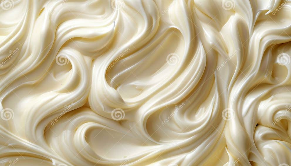 Creamy Abstract Swirl Texture with Elegant Fluid Waves and Smooth ...