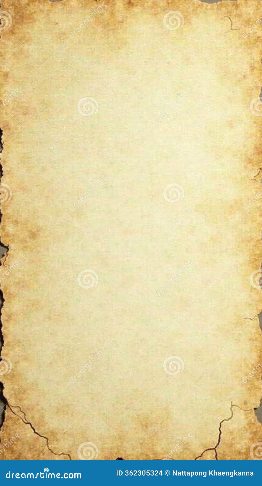 Creamy Aged Paper, Scattered Musical Notes, Faded Ink , Illustration ...