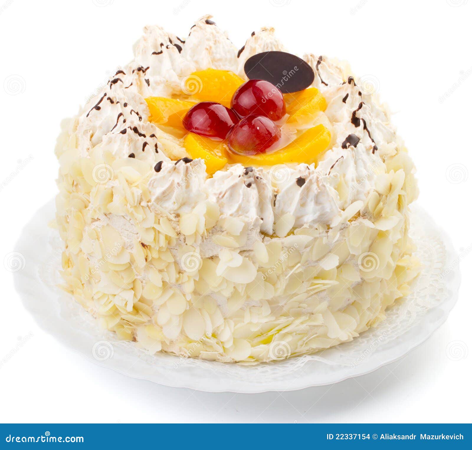 Creamy cake stock photo. Image of creamy, decoration - 22337154