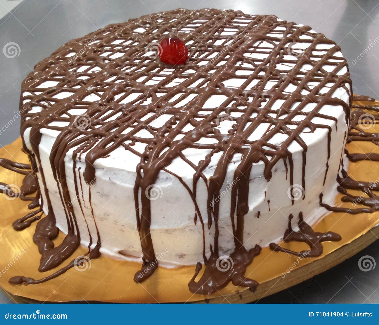 Creamy cake stock photo. Image of store, dessert, candy - 71041904