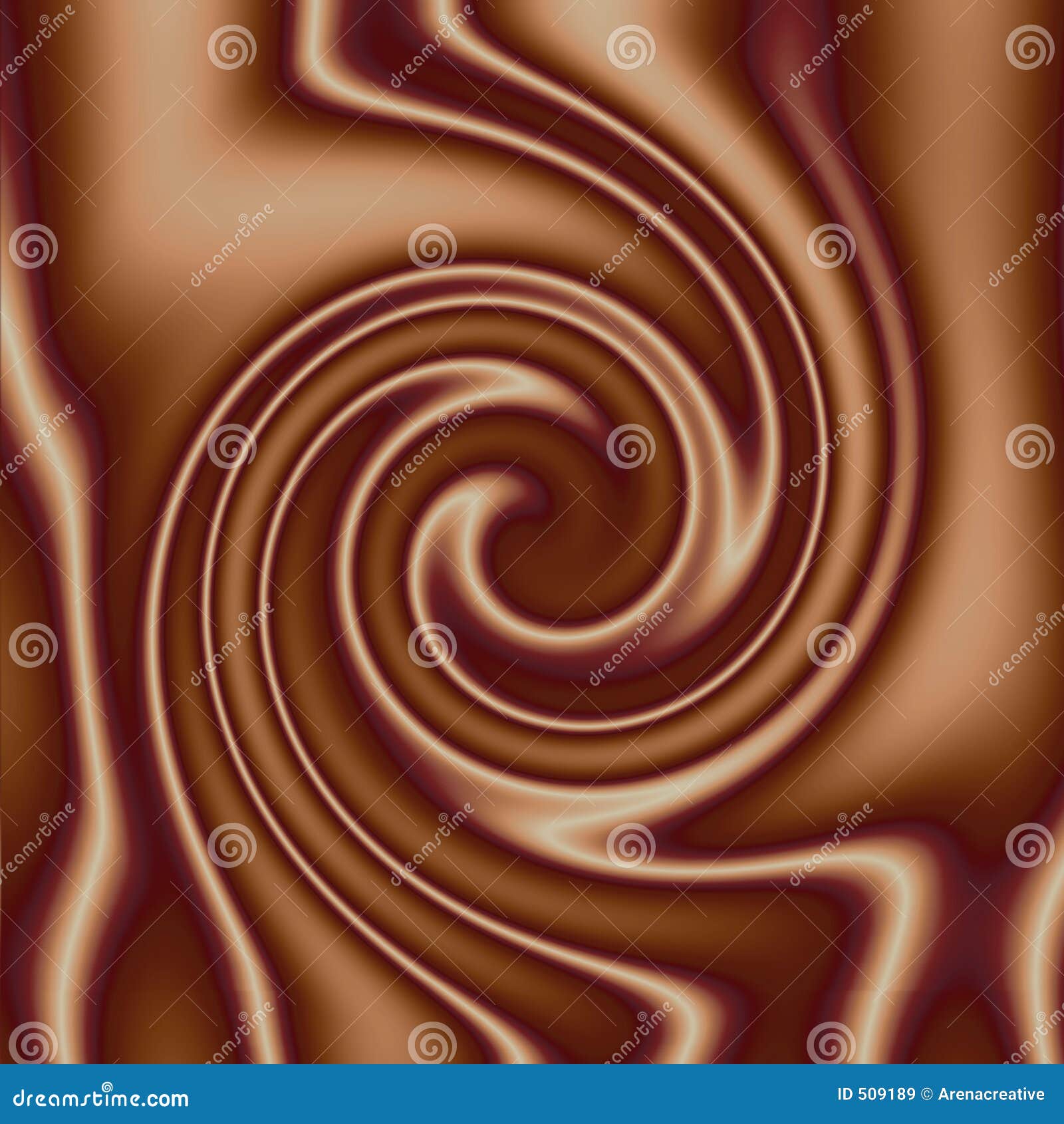 Creamy Chocolate Swirl stock illustration. Illustration of hallows - 509189