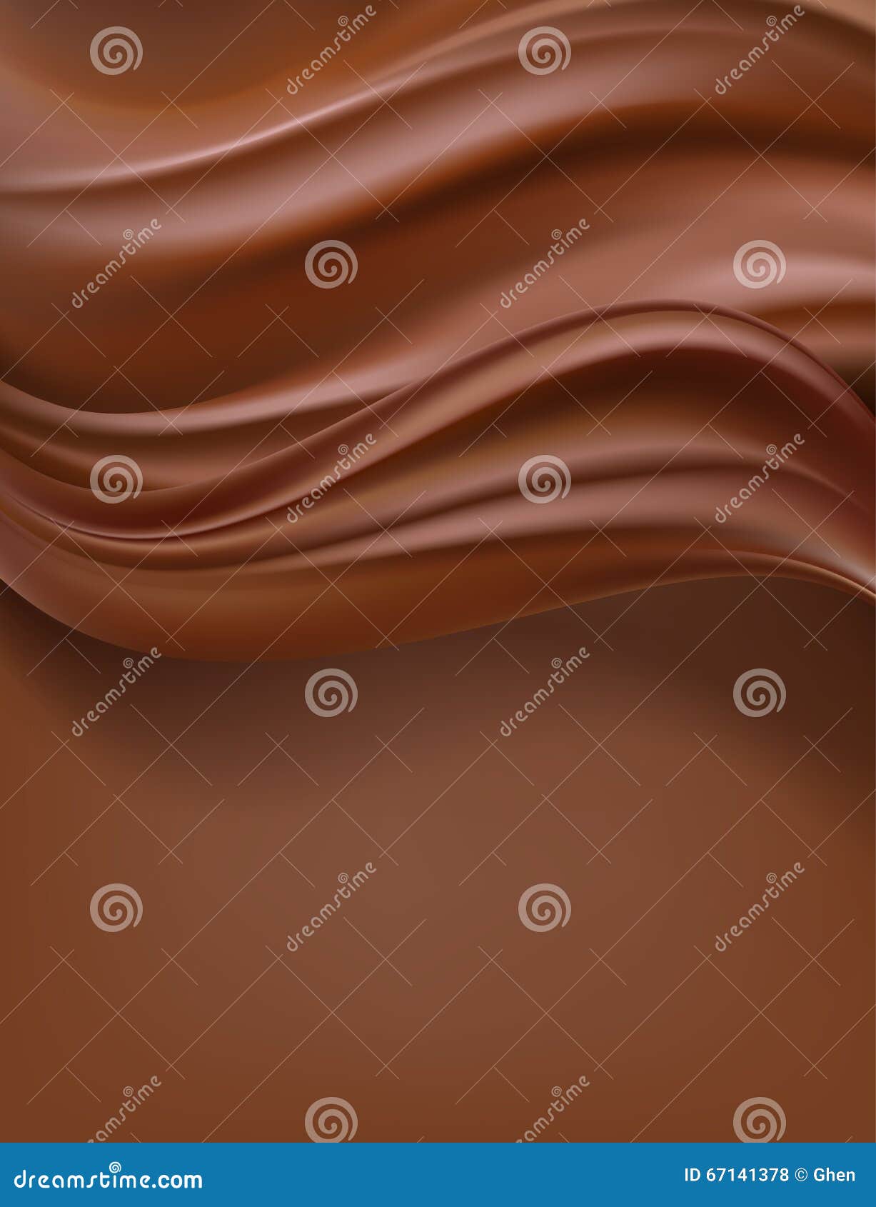 Creamy Chocolate Vertical Background Stock Vector - Illustration of ...