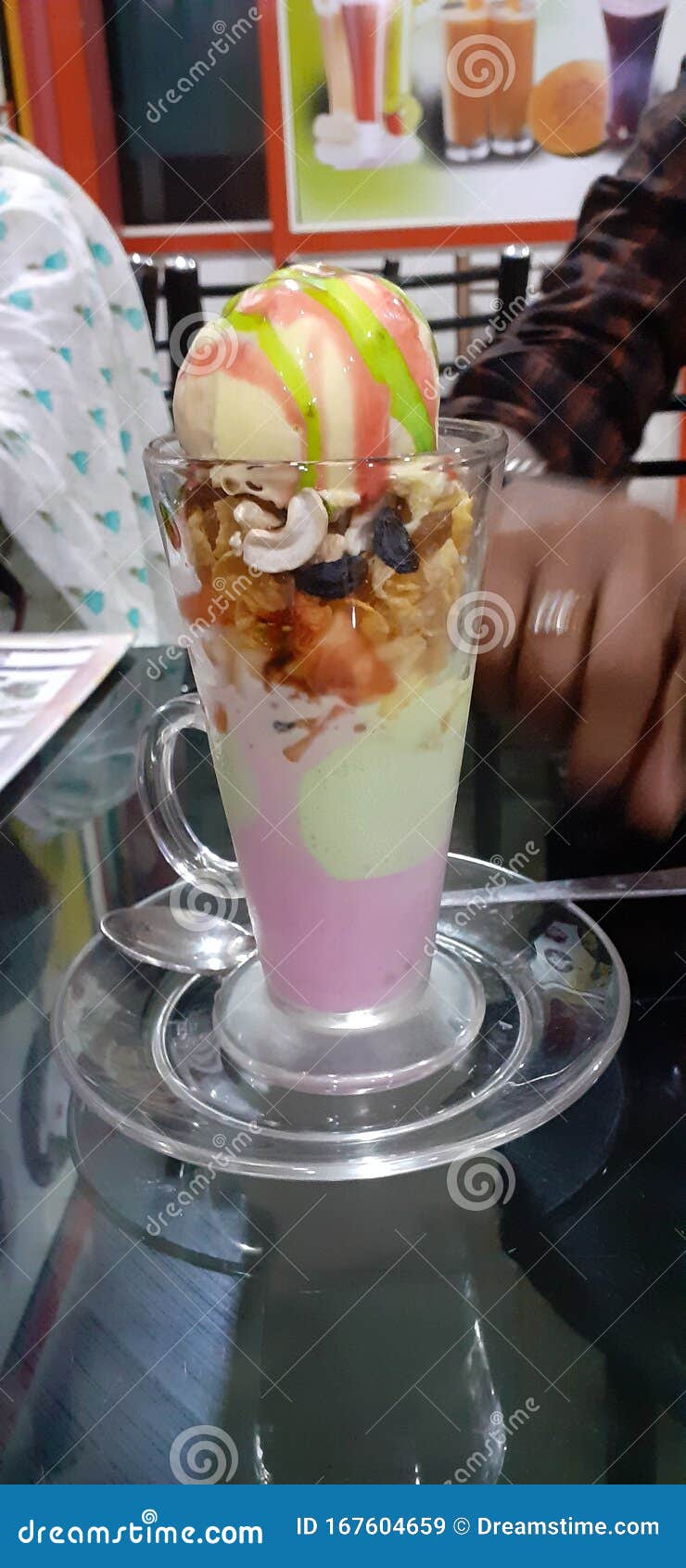 Creamy gudbud for summer stock image. Image of gudbud - 167604659