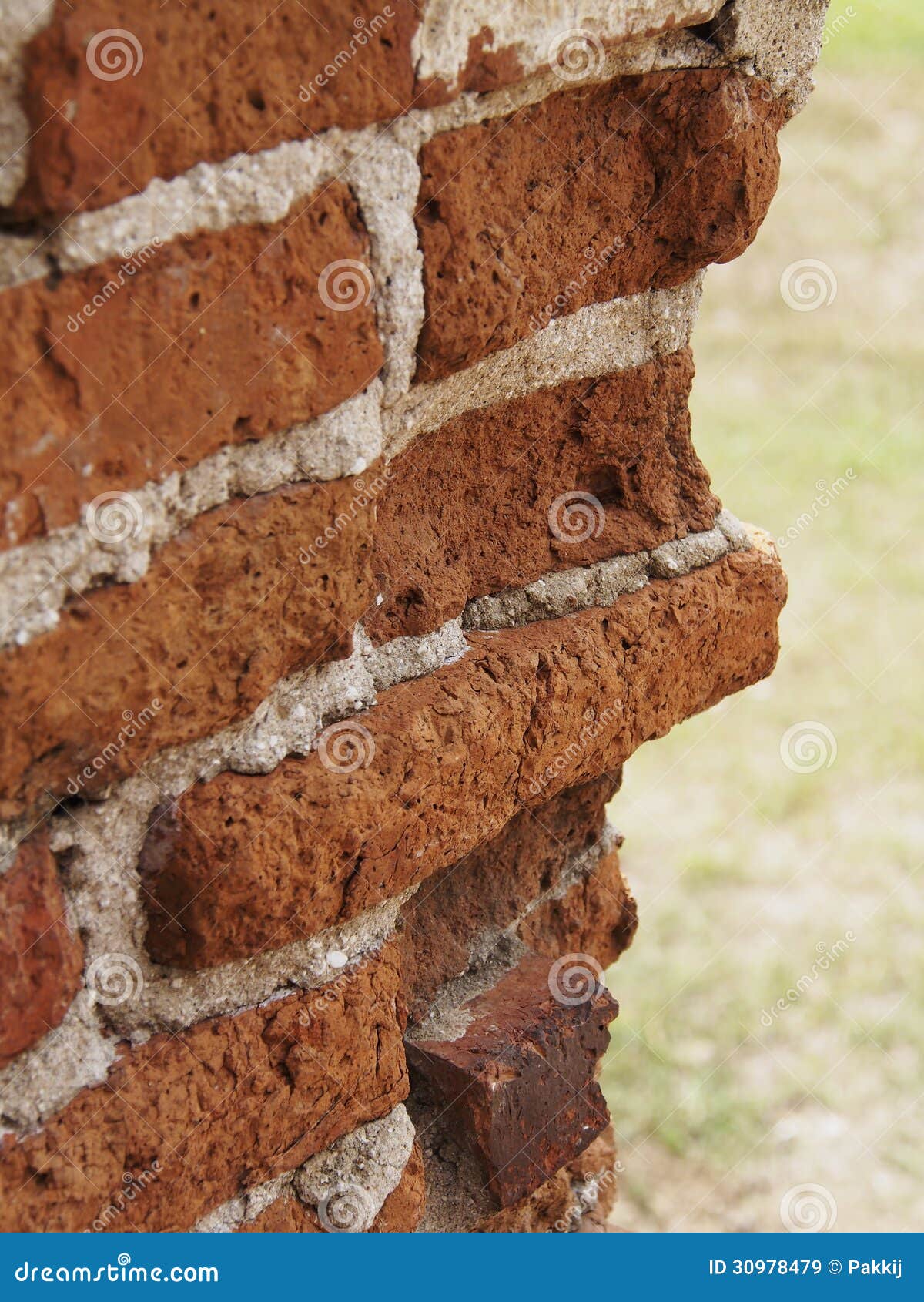 Creamy Pie of bricks stock image. Image of rock, orange - 30978479