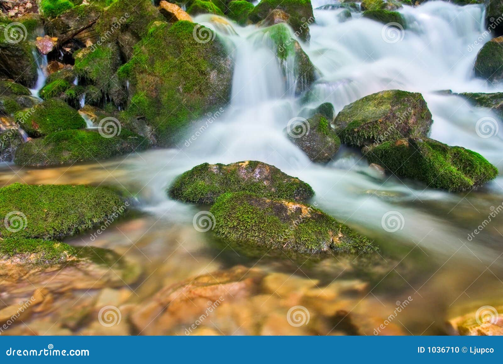 Creamy Waterfall in the Forests of Macedonia Stock Photo - Image of ...