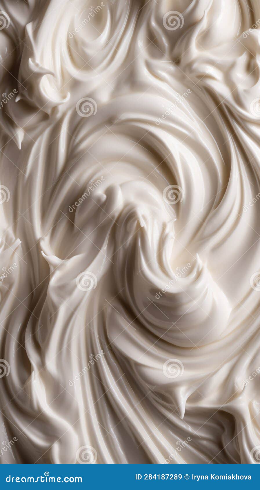 Creamy Whipped Cream Texture, Pattern for Background, Ai Generation ...