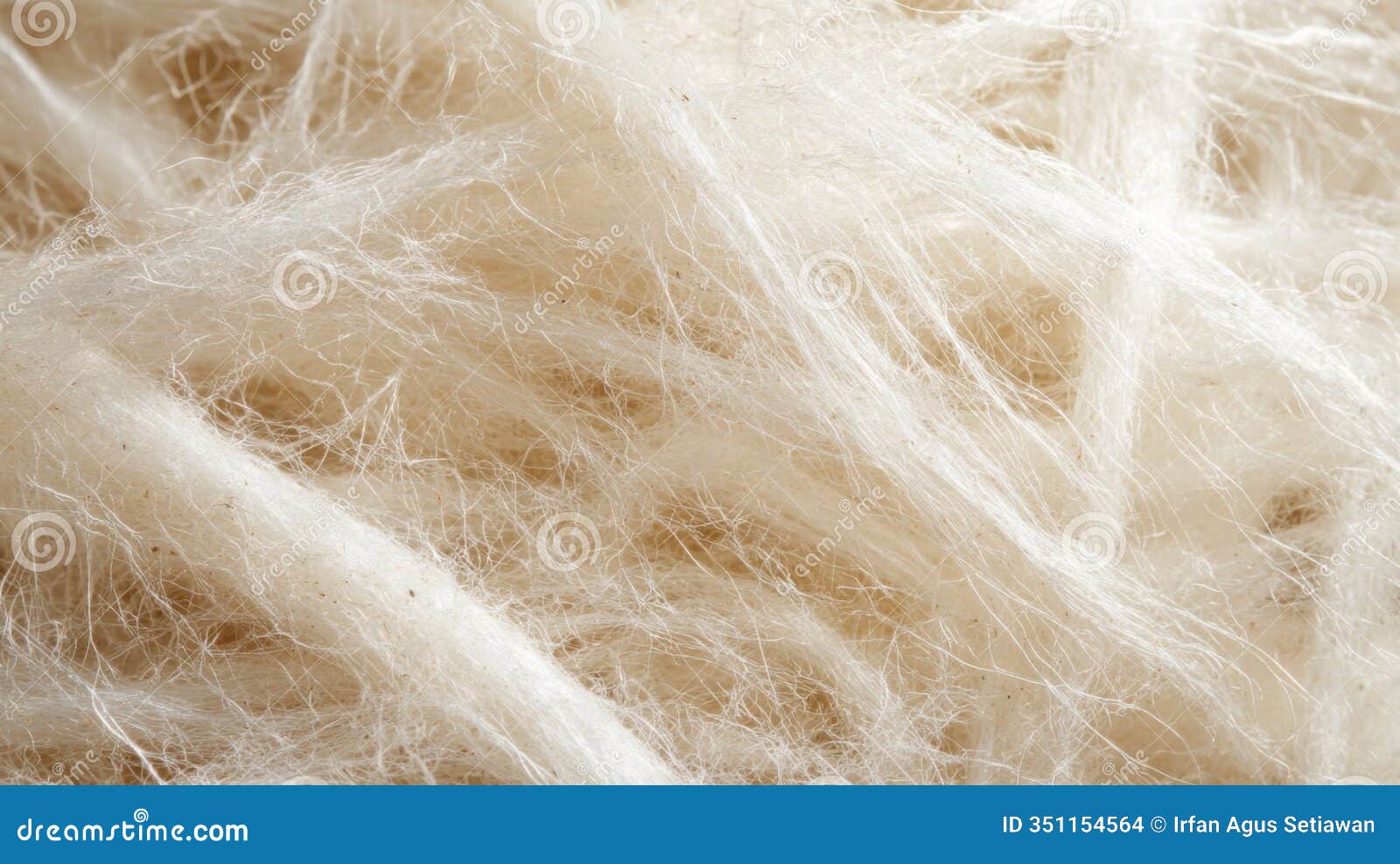 Creamy White Fluffy Cotton Like Fiber Texture Stock Illustration ...