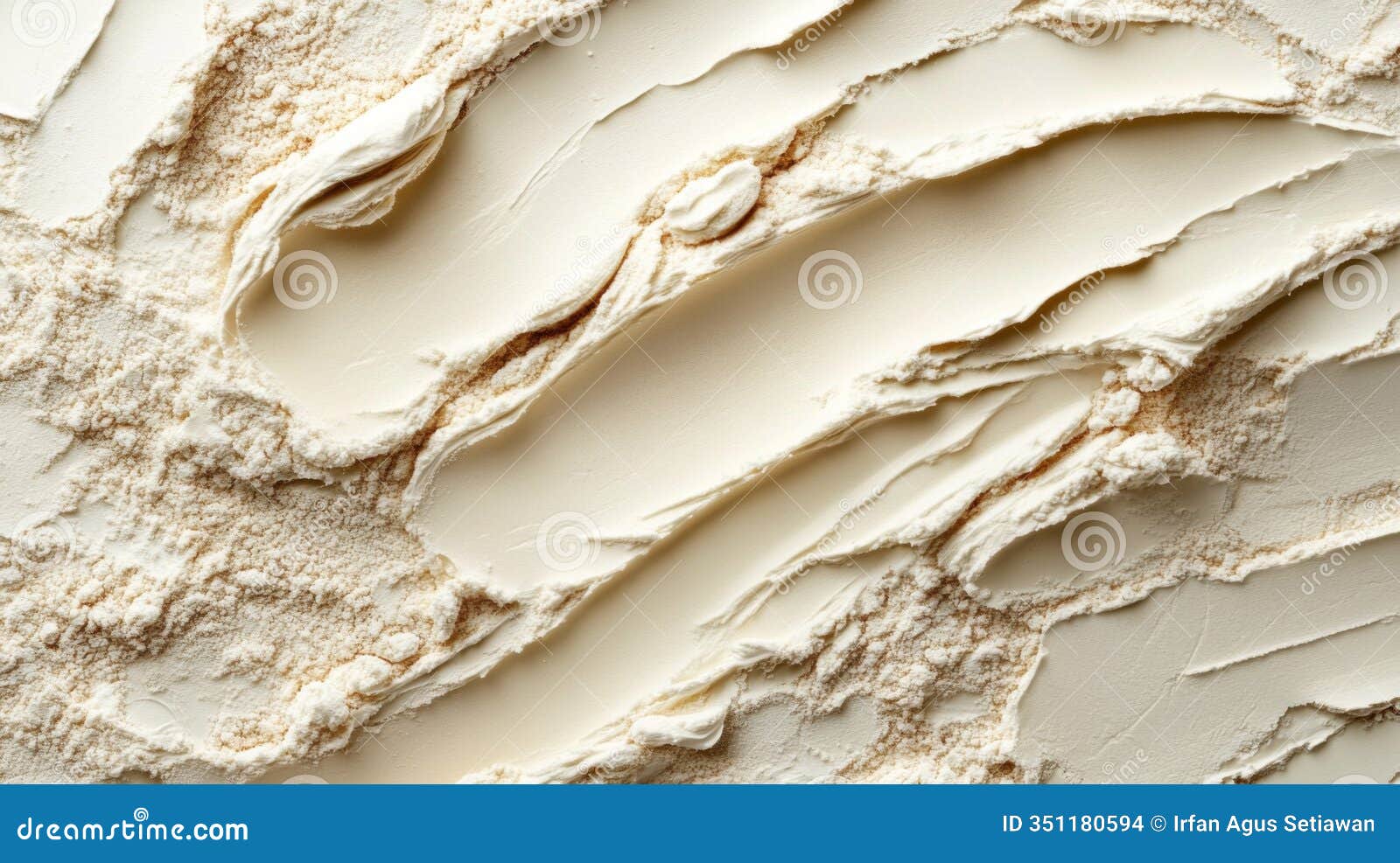 Creamy White Powder Texture Swirls Background Stock Illustration ...