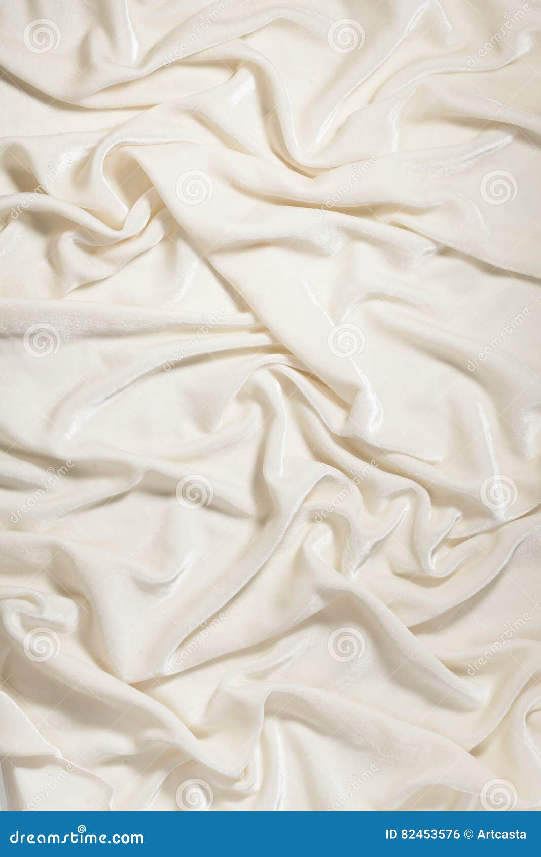 Creamy White Velvet Background Stock Photo - Image of cloth, curve ...