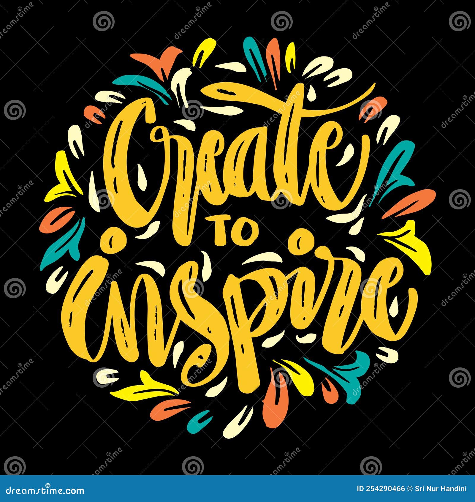 Crear Para Inspirar La Escritura a Mano. Stock de ilustración ... Crear Para Inspirar La Escritura a Mano. Stock de ilustración ...
