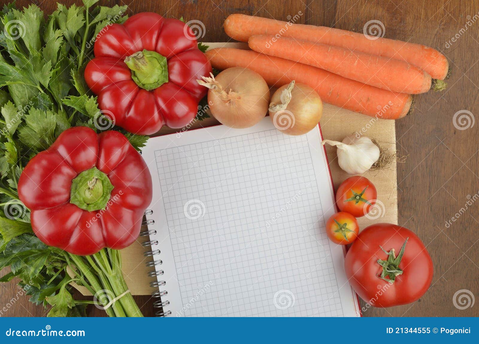 Crear una receta imagen de archivo. Imagen de alimento - 21344555