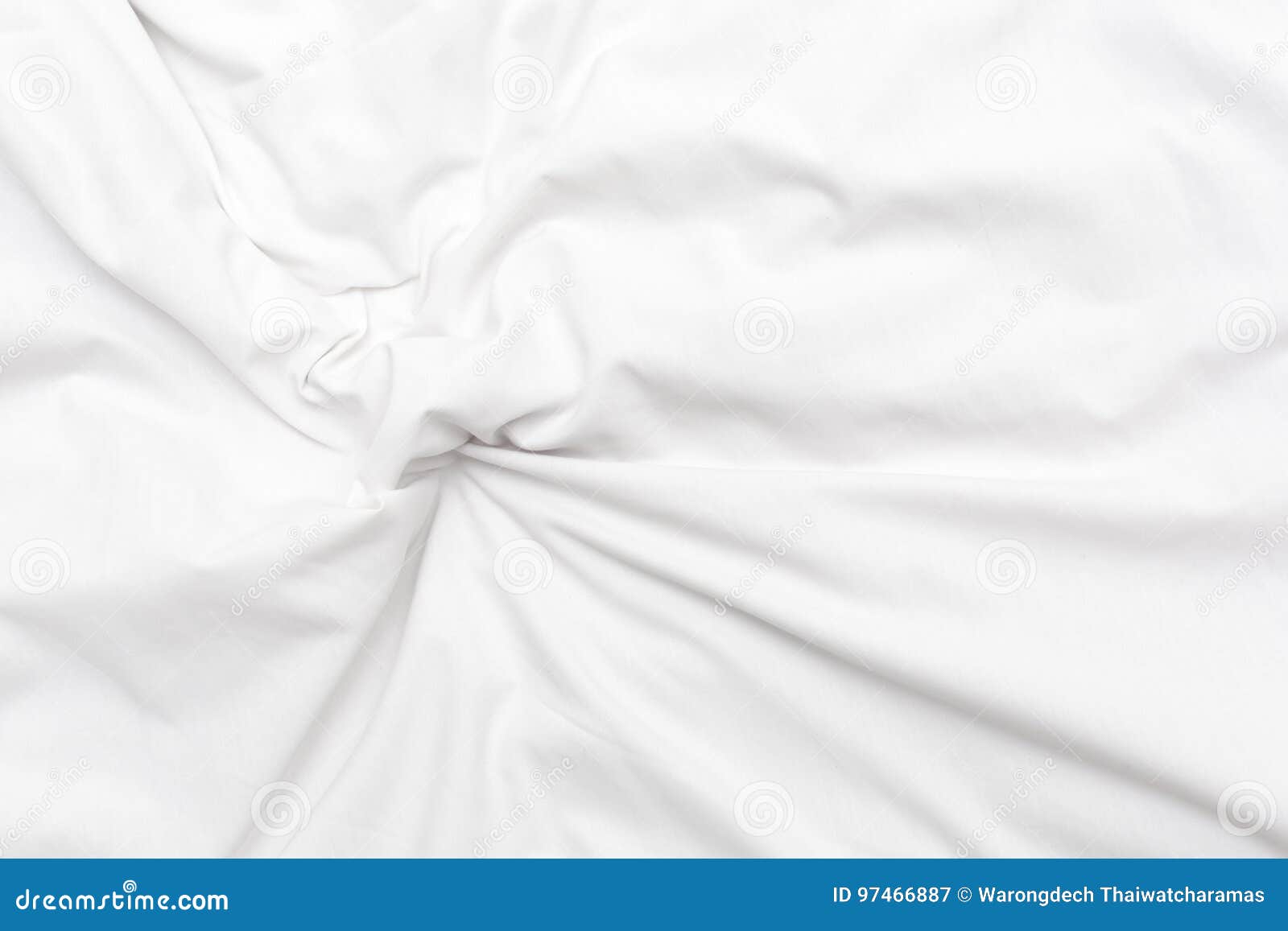 Creased White Cloth Material Fragment As a Background. Stock Image ...