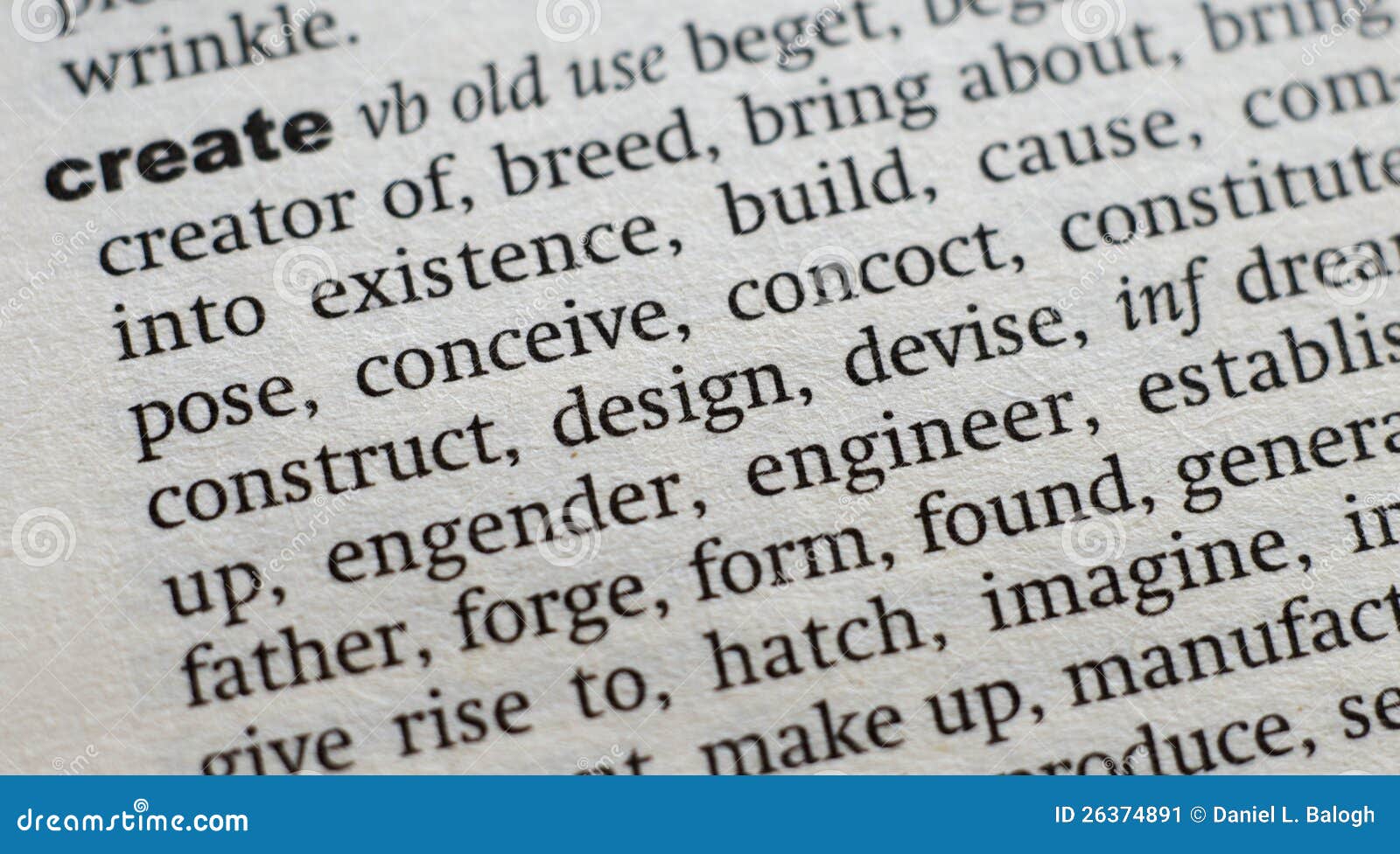 Create stock image. Image of conceive, generate, bring - 26374891