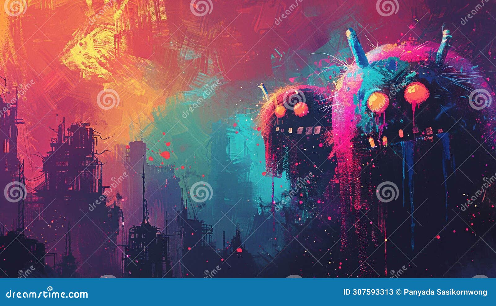 Abstract Artwork Monster Inspired Hospital Environment Ai Generated ...