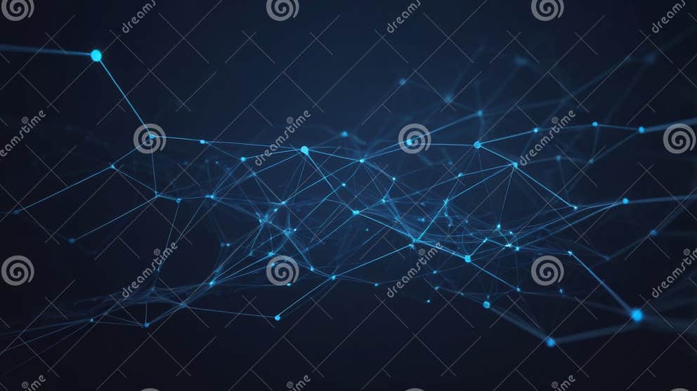 Create an Abstract Background Featuring a Network of Interconnected ...