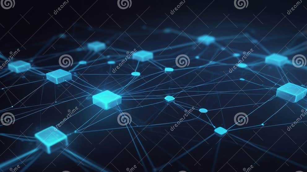 Create an Abstract Background Featuring a Network of Interconnected ...
