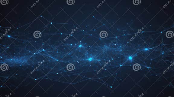 Create an Abstract Background Featuring a Network of Interconnected Digital Grids Stock ...