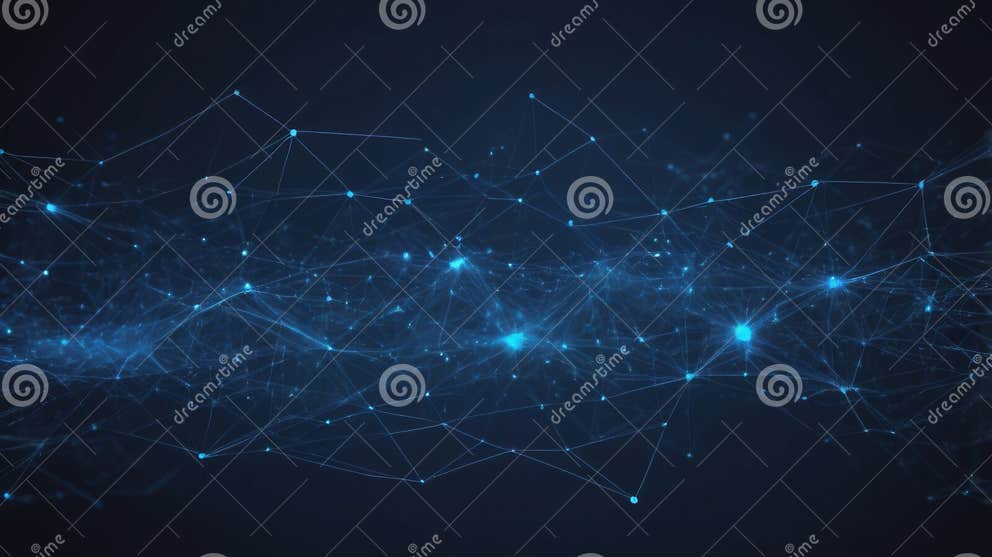 Create an Abstract Background Featuring a Network of Interconnected Digital Grids Stock ...