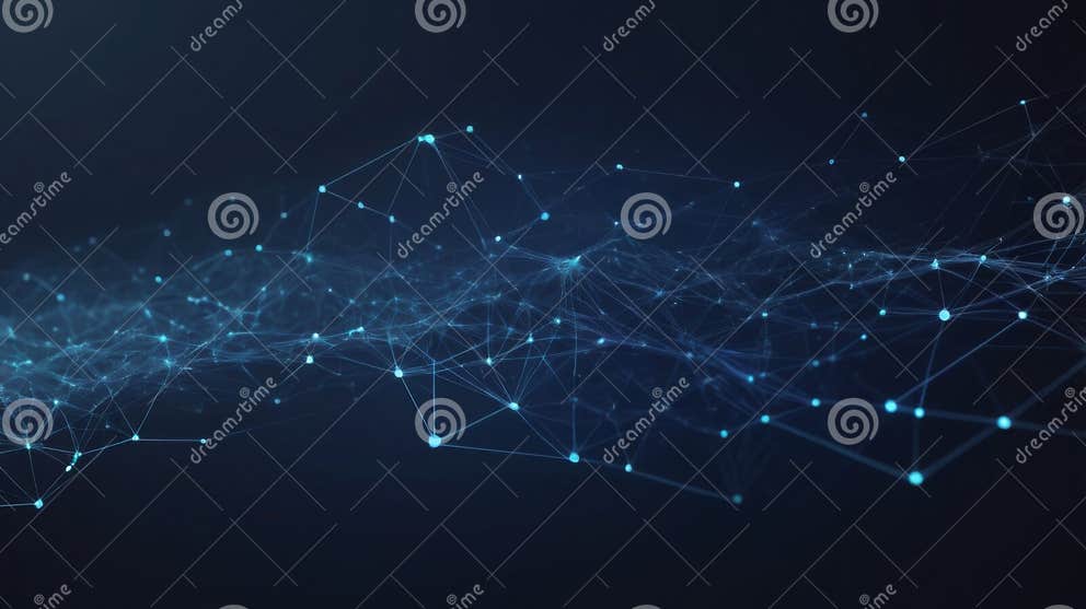 Create an Abstract Background Featuring a Network of Interconnected ...